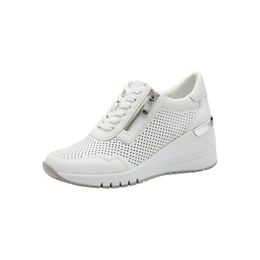 Marco Tozzi Sneaker in Wei&szlig;/Silber | Gr.: 42