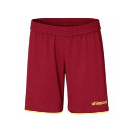 Uhlsport Shorts Club Kids in bordeaux/fluo gelb | Gr.: 128