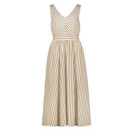 Zero Casual-Kleid mit Streifen in Cream/Brown | Gr.: 38
