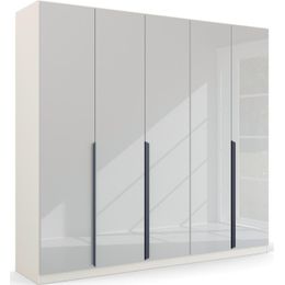 Dreht&uuml;renschrank Rauch, B:226cm H:210cm T:54cm, wei&szlig;, Holzwerkstoff, Schr&auml;nke, "Kleiderschrank Schrank Garderobe Ankleide MODERN BY QUADRA SPIN", mit