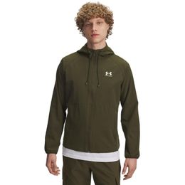 Under Armour Softshelljacke "Vibe Woven Jacke" in Gr&uuml;n | Gr.: XXL