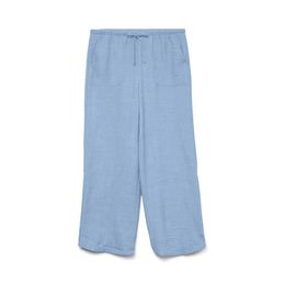 V&eacute;ro Moda Vero Moda Hose mit weitem Beinschnitt in Chambray Blue | Gr.: M