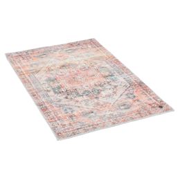 Badematte Tom Tailor HOME, H:7mm, bunt, Polyester, Badematten, "Oriental Bath THREE", Badteppich, Orient-Optik, Vintage Design, waschbar