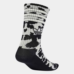 Damen Sportsocken "ANIMAL CR S 2P", adidas originals, Gr. XLsanftes wei&szlig;, schwarz, Obermaterial: 55% Polyester, 42% Baumwolle, 2% Elasthan, 1%