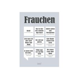 Poster & Frame Poster Frauchen | Gr.: 30x40 cm