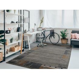 Teppich, B:250cm H:10mm L:350cm, grau, OCI DIE TEPPICHMARKE, Obermaterial: 50% Schurwolle, 50% Viskose, Wohnzimmer, Teppiche, "AWARD ULKA",