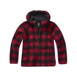 Brandit Fleecejacke/Fleecepullover "Women Teddyfleece Jacket Hooded" in Rot | Gr.: XXL