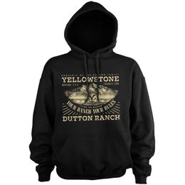 Yellowstone Hoodie in Schwarz | Gr.: L