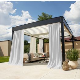 Neutex for you! Vorhang nach Ma&szlig; NEUTEX FOR YOU, B:152cm H:300cm, wei&szlig;, Jacquard, Obermaterial: 100% Polyacryl, Gardinen nach Ma&szlig;, "Outdoorvorhang SOLERO", Uni