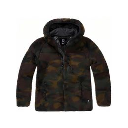Brandit Fleecejacke/Fleecepullover "Women Teddyfleece Jacket Hooded" in Camouflage | Gr.: 5XL