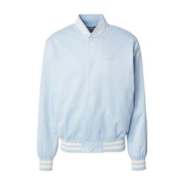 Les Deux Jacke 'Varsity' Herren Gr&ouml;&szlig;e S hellblau / wei&szlig; Sommerjacke