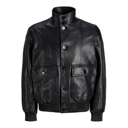 Jack & Jones Jack & Jones Lederjacke in Black | Gr.: S