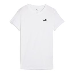 Puma T-Shirt "ESS Small No.1 Logo Tee" in Wei&szlig; | Gr.: M