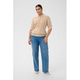 Kaffe curve Poloshirt KClizzy Regular fit in Feather Gray Melange | Gr.: M