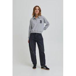 Ball Sweatshirt BARIVA Regular fit in MEDIUM GRAY MELANGE | Gr.: XL