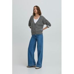 Ball Strickpullover BAABIGAIL Loose fit in Medium Grey Melange | Gr.: L
