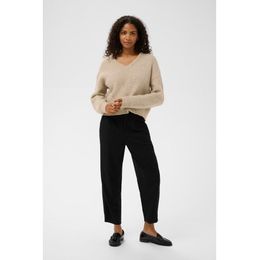 Kaffe Strickpullover KAlianne Loose fit in Feather Gray Melange | Gr.: XXL