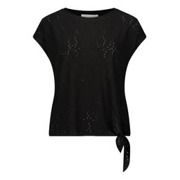 BETTY & CO BETTY & CO Casual-Shirt mit Struktur in Schwarz | Gr.: XL