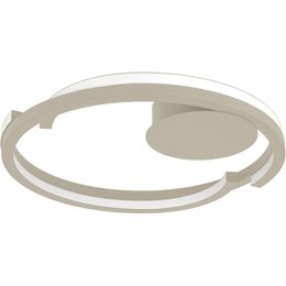 Eglo Deckenleuchte "MEZZOMONTE Deckenlampe - Alu, Stahl - LED - 40W - IP20", 1, &Oslash; 48cm H: 5cm, 1 Stk., beige, Wohnzimmer, Leuchten, Wohzimmerlampe,