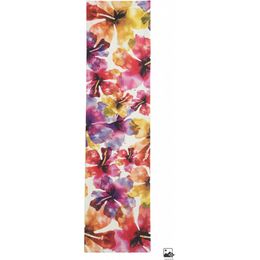 Tischl&auml;ufer done., B:40cm L:150cm, bunt, Leinen, Polyester, Tischdecken, "HIBISCUS", Bedruckt