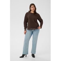 Kaffe curve Sweatshirt KCsophia Loose fit in Coffee Bean | Gr.: S