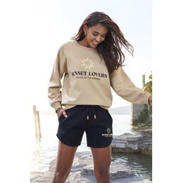 H.I.S. H.I.S Sweatshirt in camelfarben | Gr.: 44-46