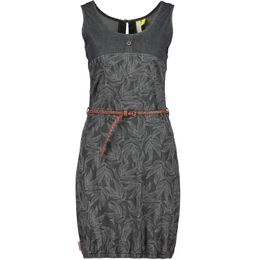 alife and kickin ALIFE & KICKIN Damen Sommerkleid, grau, Gr. XL, 95% Baumwolle, 5% Elasthan, Kleider