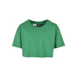 Urban Classics M&auml;dchen T-Shirt "Urban Classics Damen Girls Short Kimono Tee", gr&uuml;n, Gr. 158, unifarben, 100% Baumwolle, Shirts