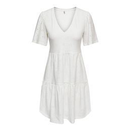 Only Kleid 'ONLSMILLA' Damen Gr&ouml;&szlig;e 32 offwhite Sommerkleid