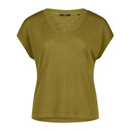 Zero Kurzarm-Shirt mit V-Ausschnitt in Fir Green | Gr.: 42