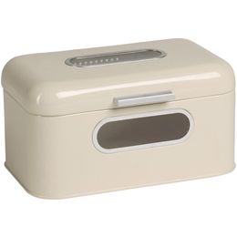 ECHTWERK Brotkasten "Retro", B/H/L: 16,5cm x 16cm x 28cm, beige, Lebensmittelaufbewahrungsbeh&auml;lter, Brotaufbewahrung, Brotbox mit zwei praktischen