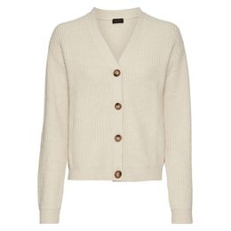 Laura Scott Strickjacke in beige-melange | Gr.: 40-42
