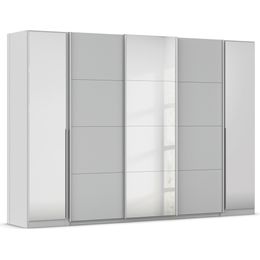 Schwebet&uuml;renschrank OTTO HOME, B:301cm H:210cm T:62cm, grau, Holzwerkstoff, Schr&auml;nke, "Dreh-/Schwebet&uuml;renschrank Kleiderschrank Familie, Agordo"