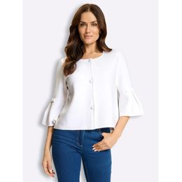 Heine Strickjacke in ecru | Gr.: 46