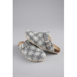 Aniston SHOES Clog in grau-offwhite | Gr.: 42