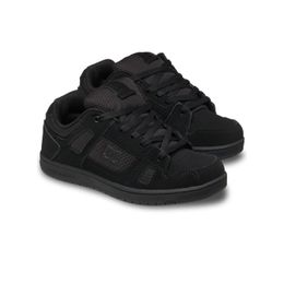 DC Shoes Jungen Sneaker "Stag", Gr. 3, schwarz, Obermaterial: LEDER (KUH) / FUTTER: TEXTIL / AUSSENSOHLE: GUMMI., Schuhe