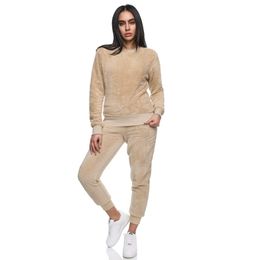 REPUBLIX Sportanzug ABIGAIL in Beige | Gr.: XXL