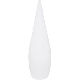 Gartenleuchte Globo LIGHTING, H:120cm &Oslash;:36cm, wei&szlig;, Leuchten, "VASCON", Farbwechsel und die Fixierung der Farben