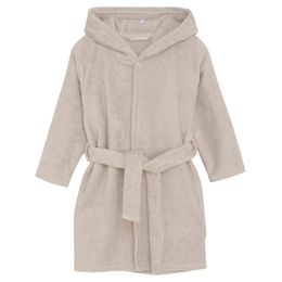 Pippi Babywear Bademantel "Hooded Bath Robe" in Wei&szlig; | Gr.: 104
