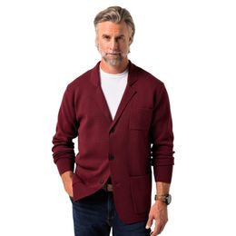 Boston Park Strickjacke in aubergine | Gr.: 60/62