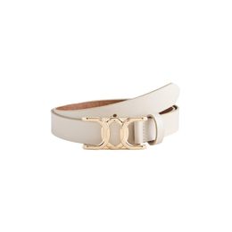 next G&uuml;rtel Damen Gr&ouml;&szlig;e 75 gold / wollwei&szlig;