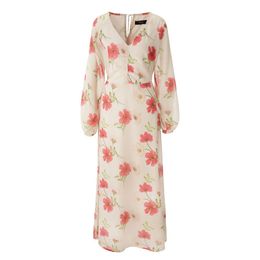 Aniston CASUAL Maxikleid in creme-hummer-rose-apricot-gr&uuml;n-gelb-braun | Gr.: 42