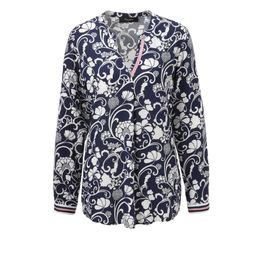 Aniston CASUAL Schlupfbluse in marine-wollwei&szlig;-pink | Gr.: 50