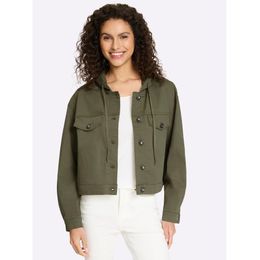 Heine Jeans-Jacke in khaki | Gr.: 46