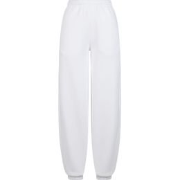 Urban Classics Trousers - Sweat in white | Gr.: 5XL
