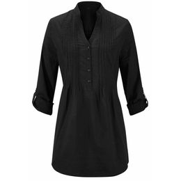 Aniston CASUAL Longbluse in schwarz | Gr.: 44