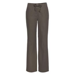 Aniston CASUAL Leinenhose in schlamm | Gr.: 42