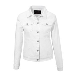 Aniston CASUAL Jeansjacke in wei&szlig; | Gr.: 36
