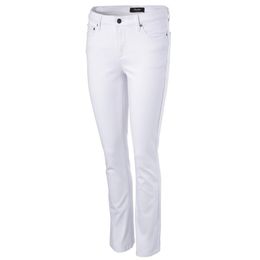 Aniston CASUAL Bootcut-Jeans in wei&szlig; | Gr.: 48