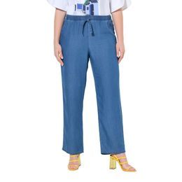 Ulla Popken Schlupfhose in blue denim | Gr.: 46-48
